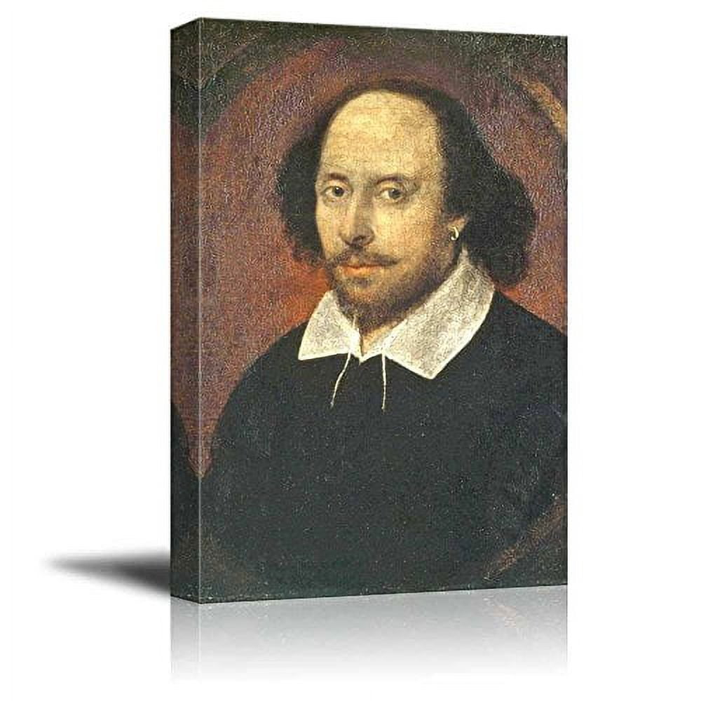 wall26 Canvas Print Wall Art Portrait of William Shakespeare People Pop ...