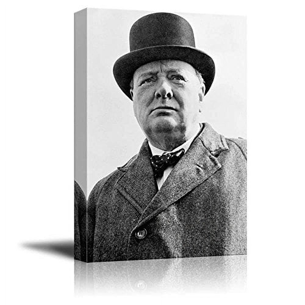 wall26 Canvas Print Wall Art Portrait Winston Churchill People Pop ...