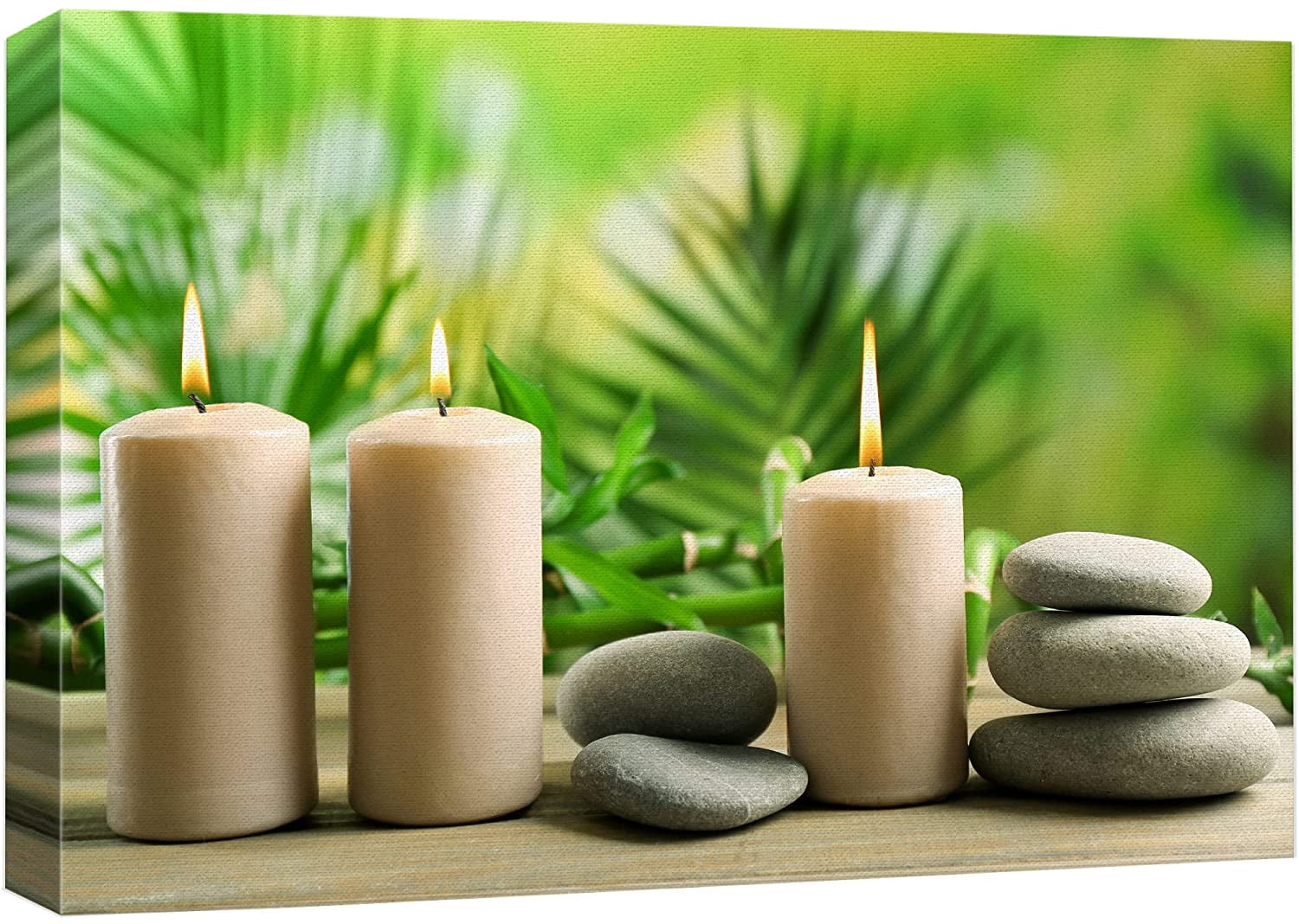 wall26 Canvas Print Wall Art Relaxing Calm Tropical Jungle Leaf Zen ...