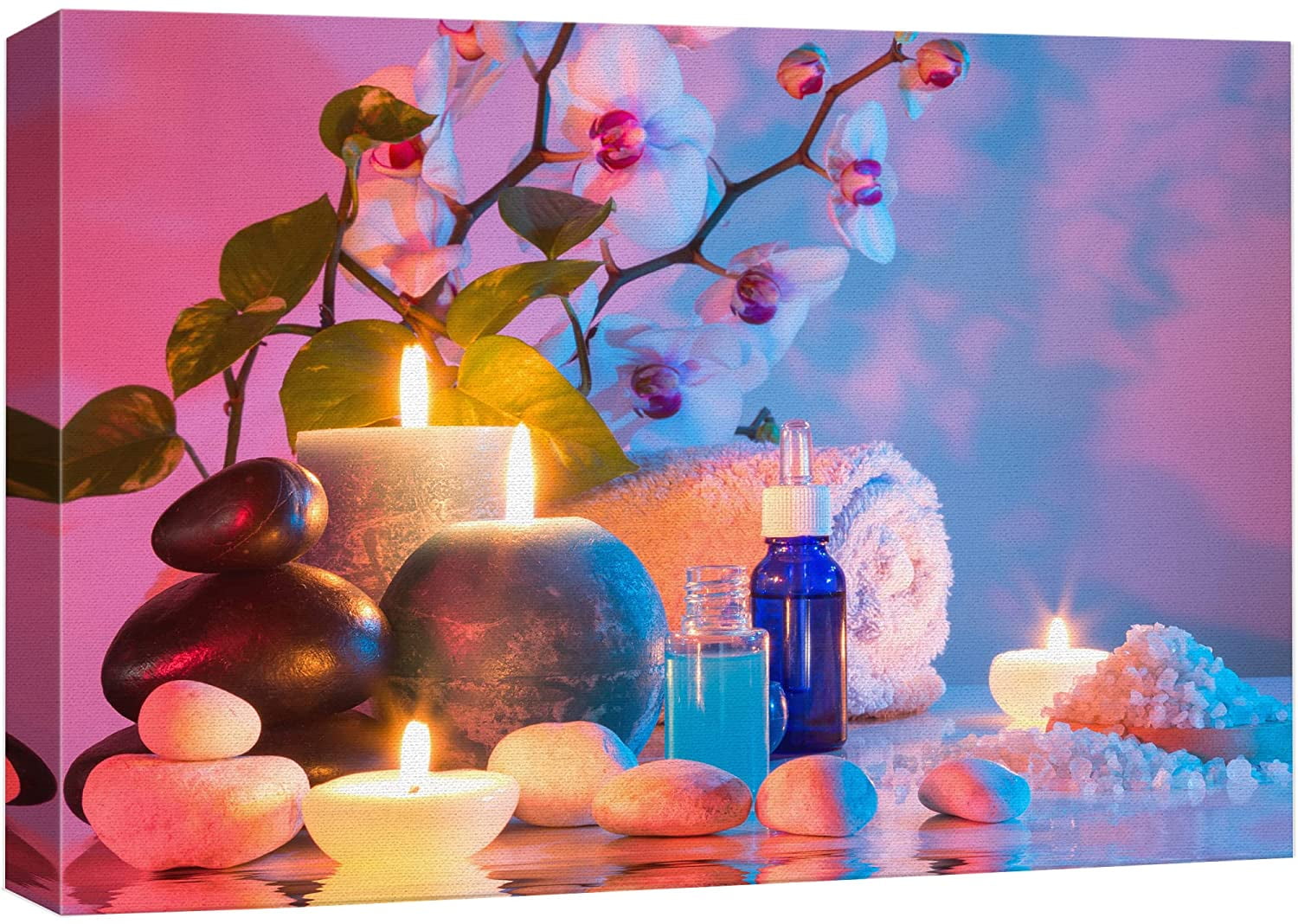 wall26 Canvas Print Wall Art Relaxing Zen Spa Tropical Orchid Flowers ...