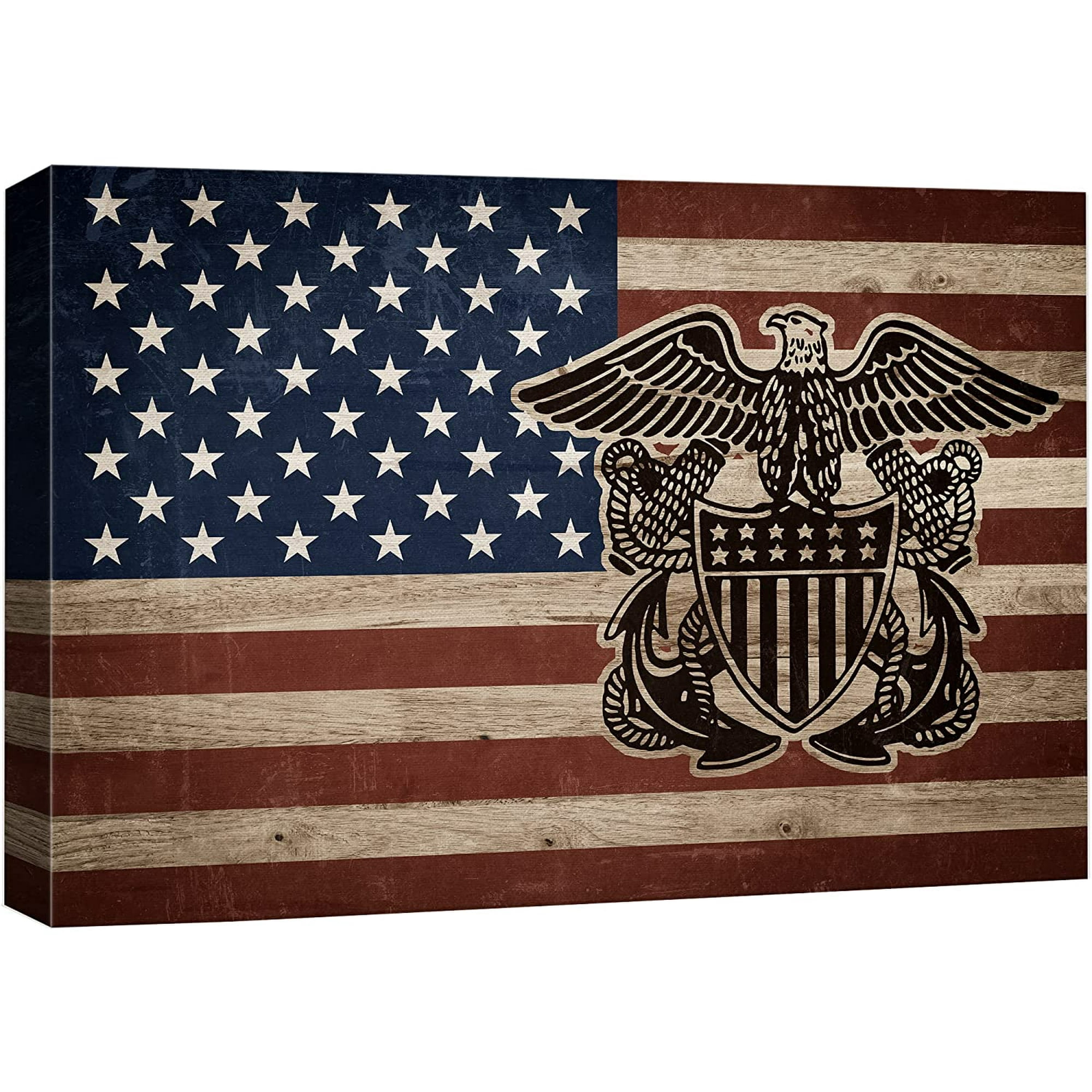 American Flag Crest