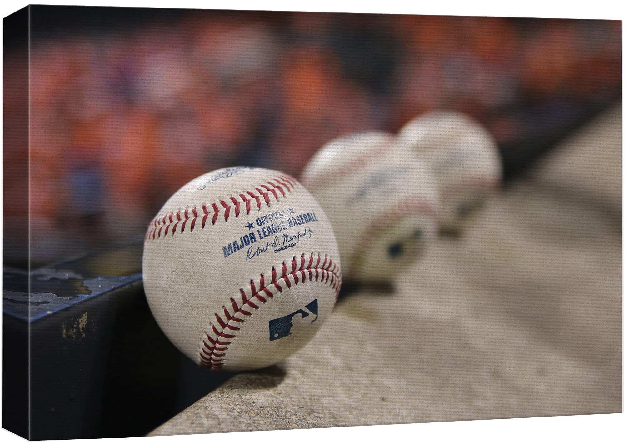 wall26 Canvas Print Wall Art Row of Signed Baseballs Sports Athletes ...