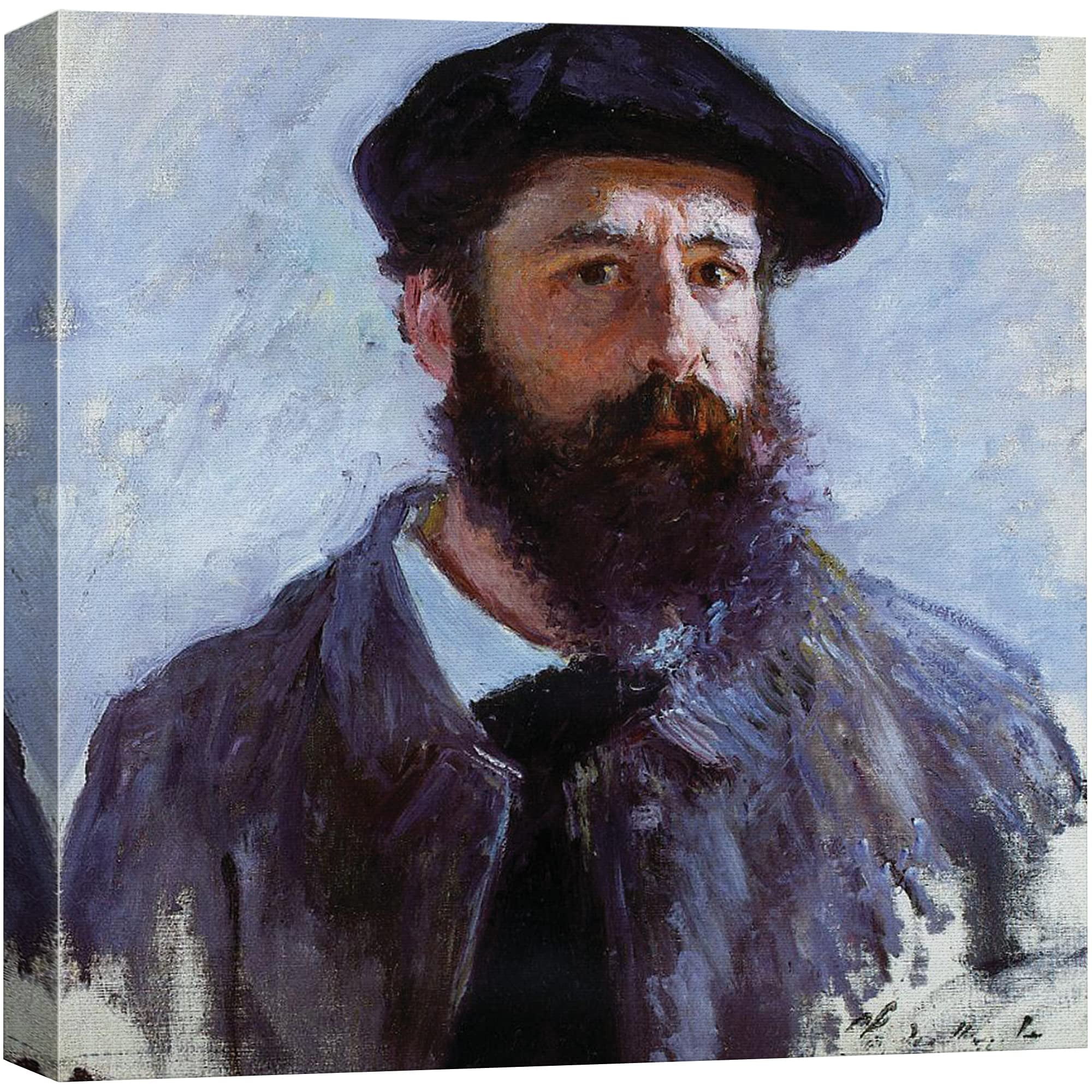 wall26 Canvas Print Wall Art Self-Portrait with a Beret, 1886 by Claude ...
