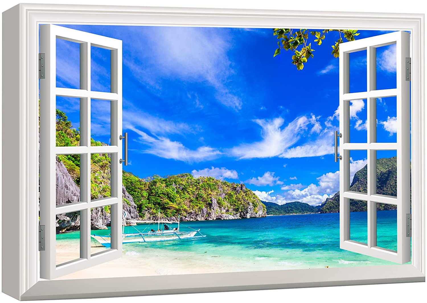 Colorful Tropical Beach Landscape