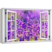 wall26 Canvas Print Wall Art Window View Snowy Winter Wonderland Finch ...