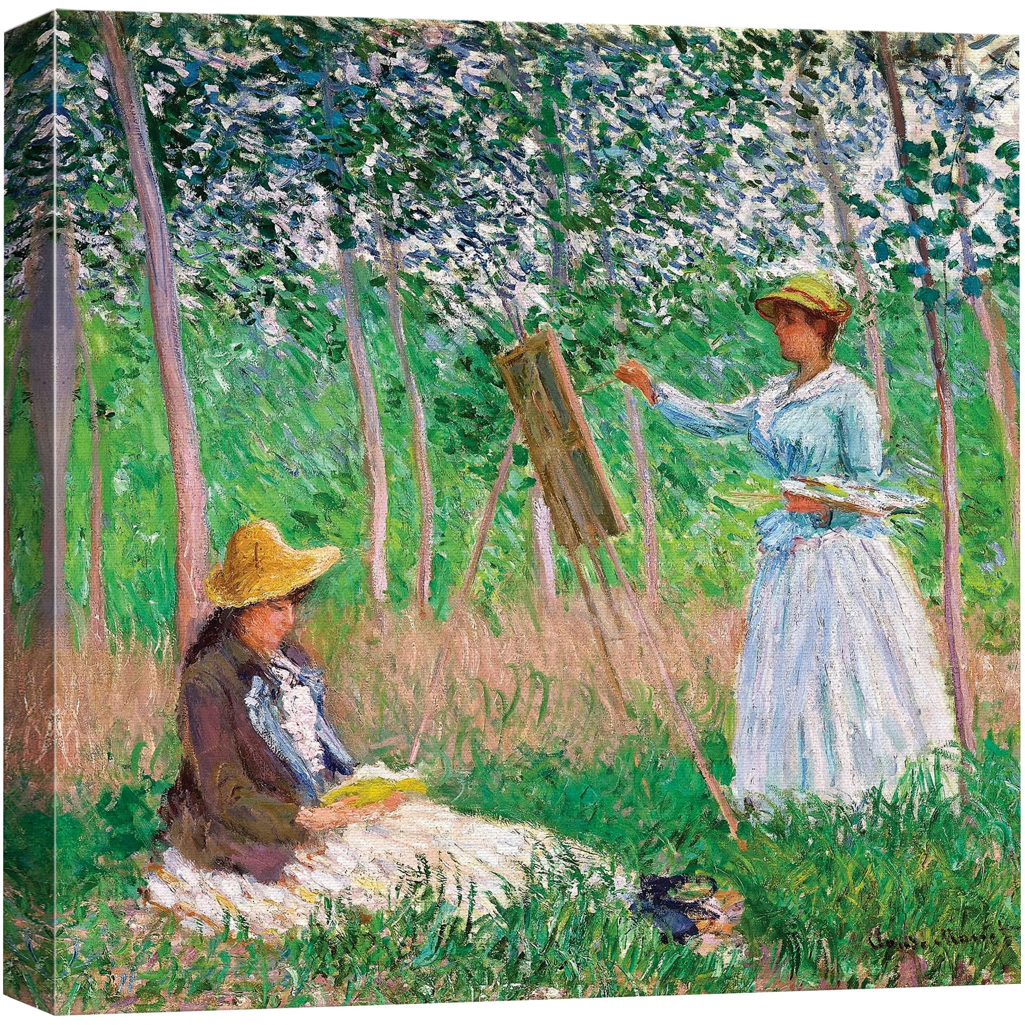 wall26 Canvas Print Wall Art in The Woods at Giverny by Claude Monet ...