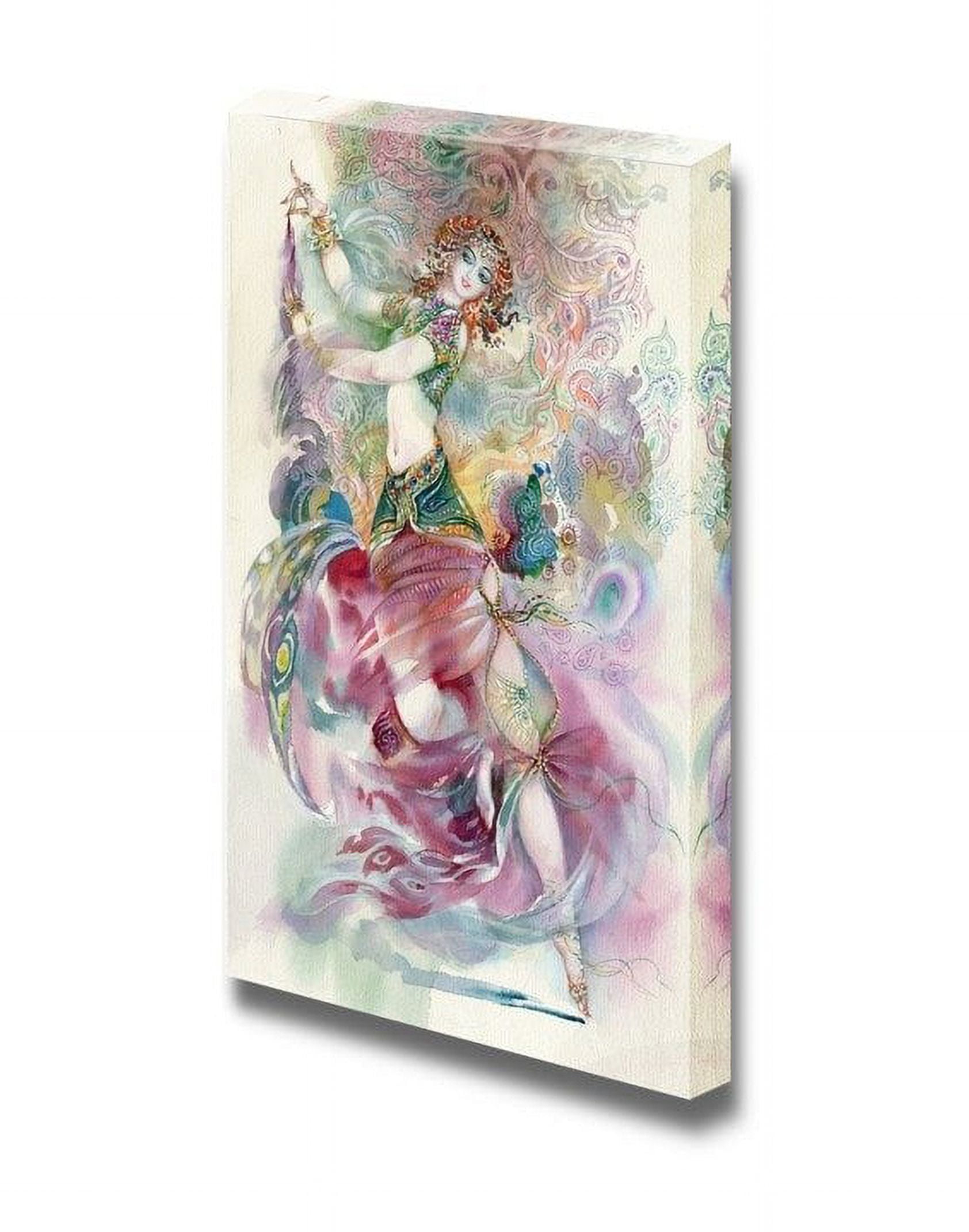 wall26 - Canvas Prints Wall Art - Oriental Dance Young Girl in ...