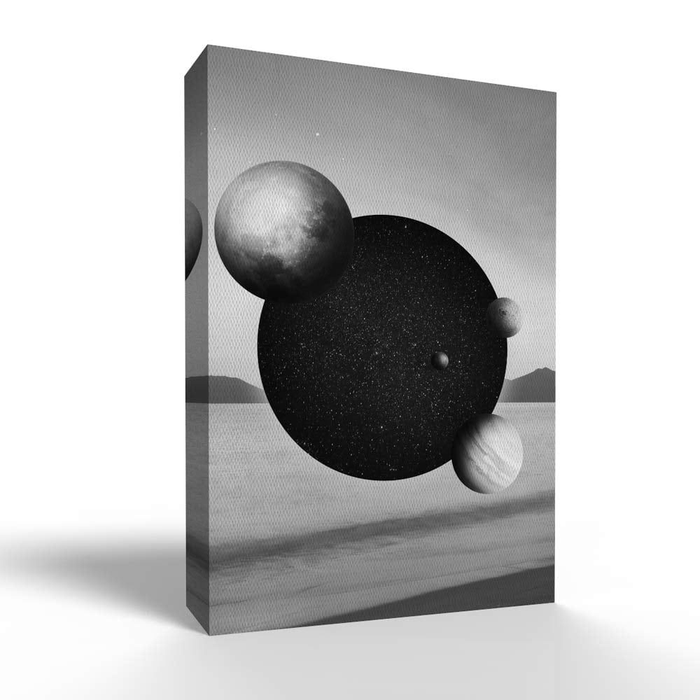 wall26 - Canvas Wall Art - Abstract Moon for Bedroom - Modern Home Art ...
