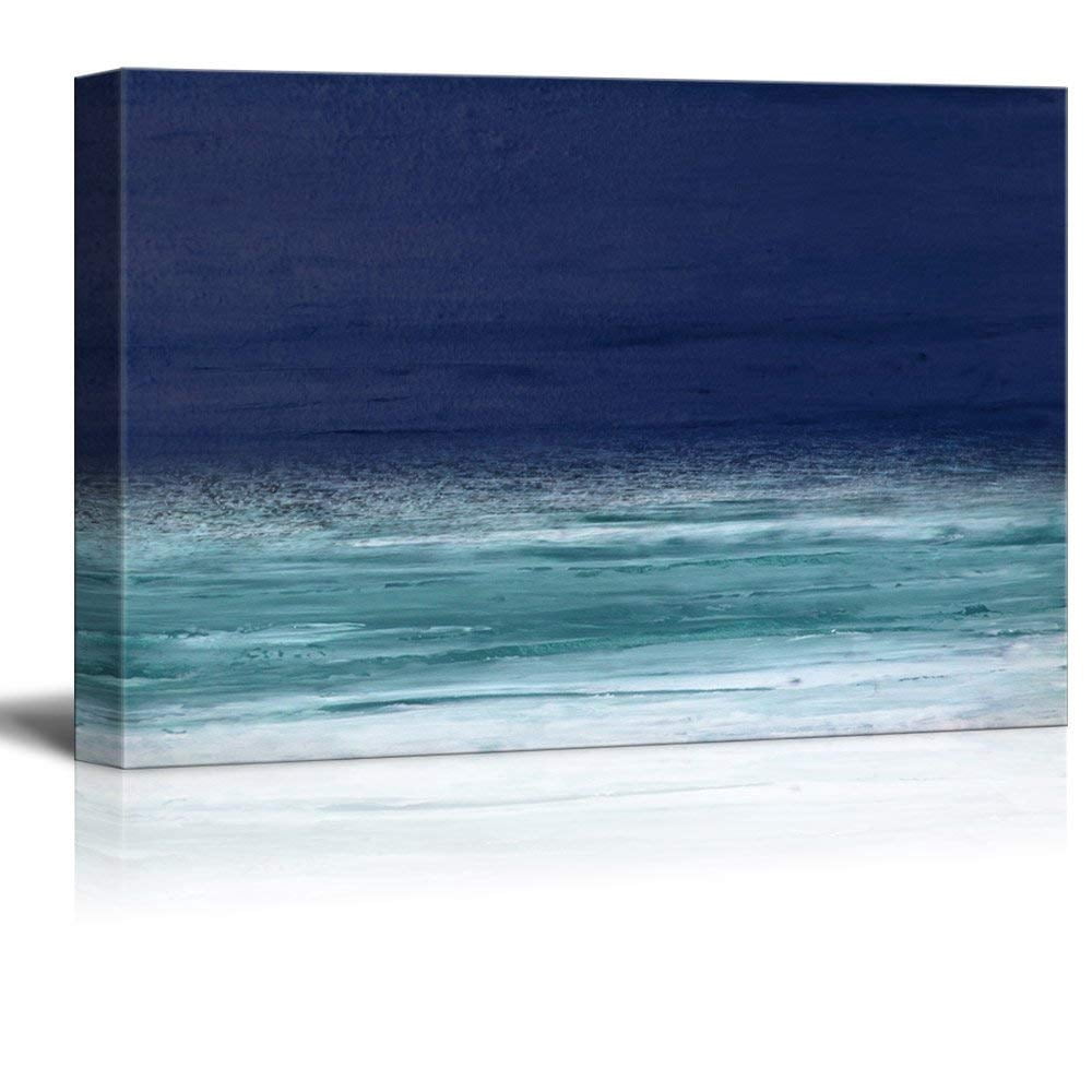 wall26 - Canvas Wall Art - Abstract Seascape | Modern Giclee Print ...
