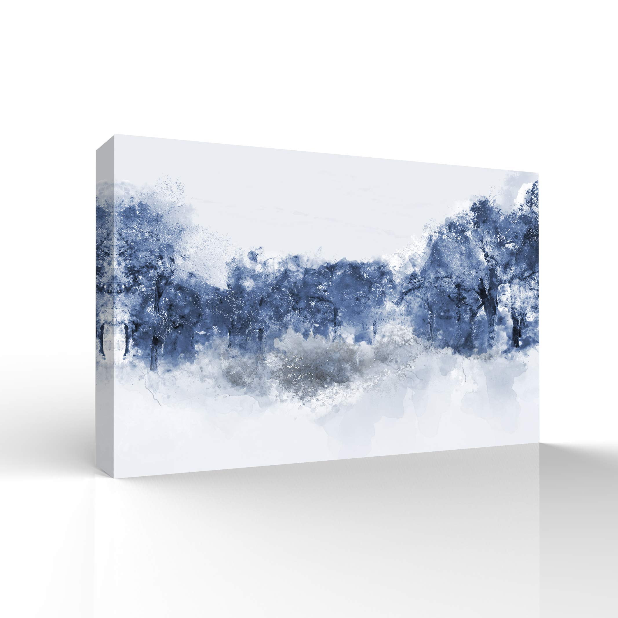 wall26 Canvas Wall Art Dusty Blue Ice World Pictures Home Wall ...