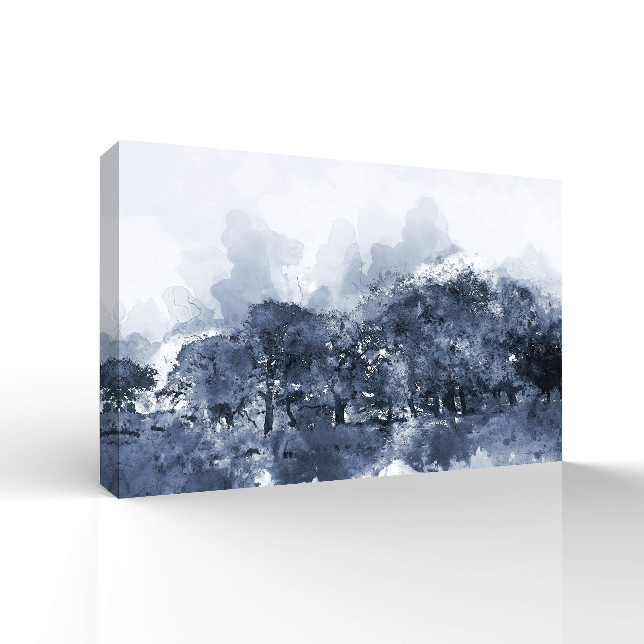 wall26 Canvas Wall Art Dusty Blue Ice World Pictures Home Wall ...