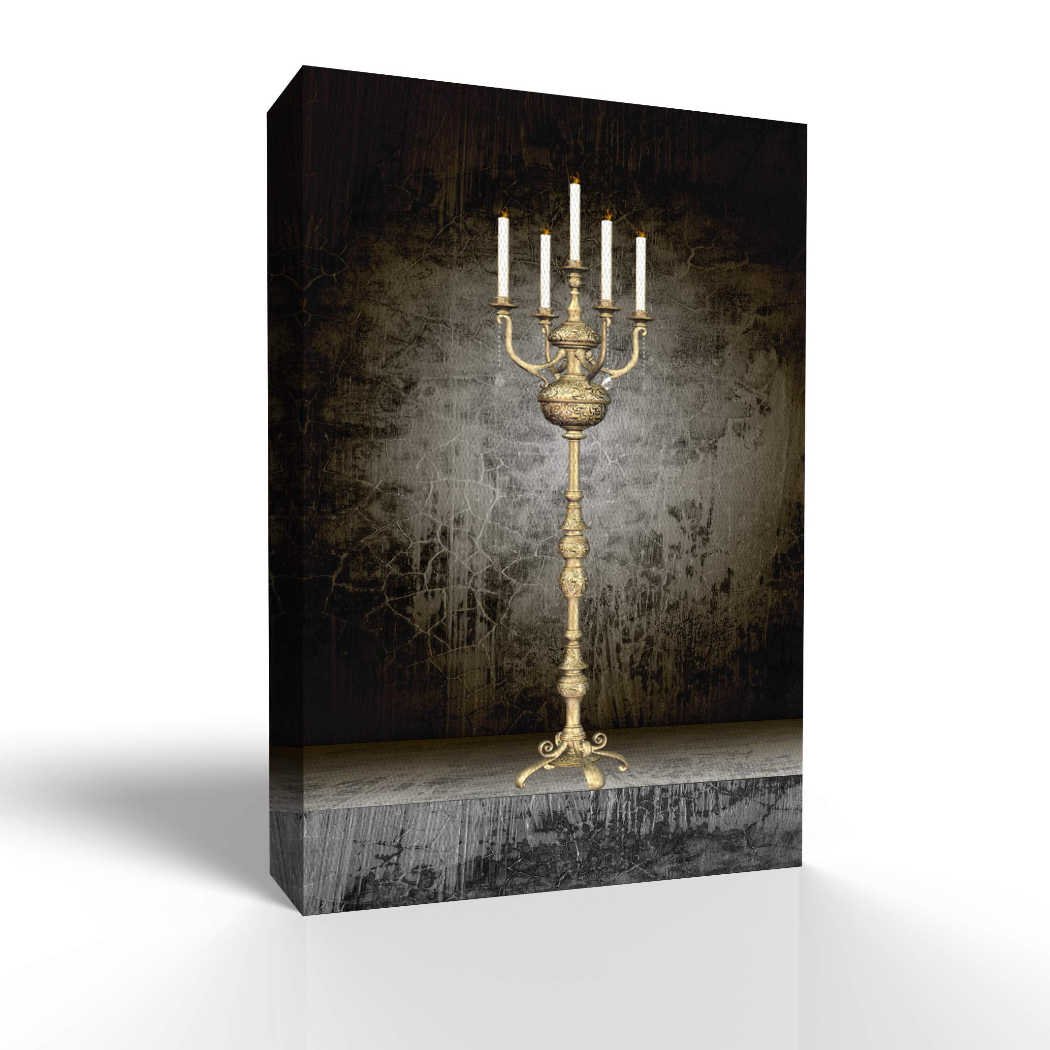 wall26 - Canvas Wall Art - Elegant European Candle - Modern Home Art ...