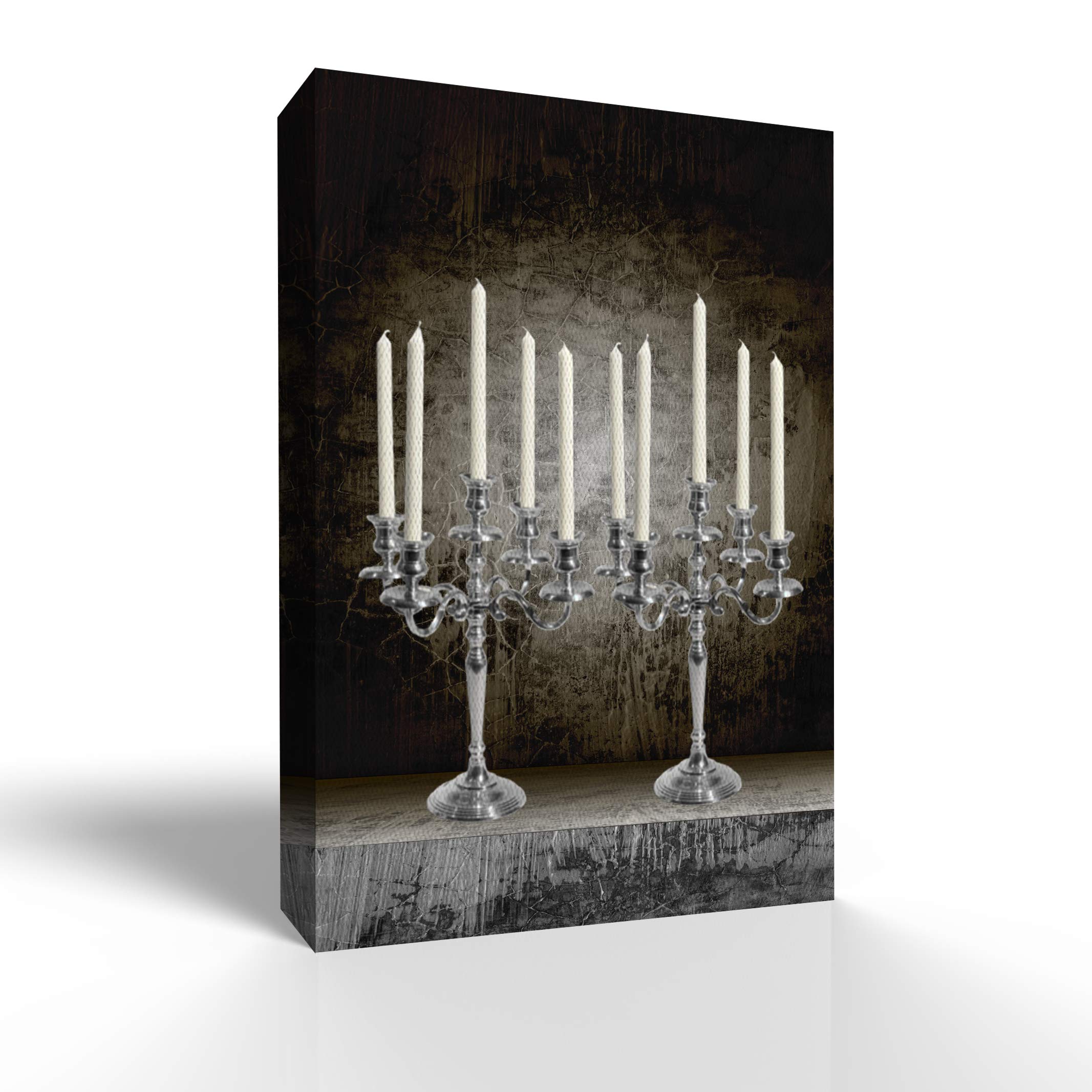 wall26 - Canvas Wall Art - Elegant European Candle - Modern Home Art ...
