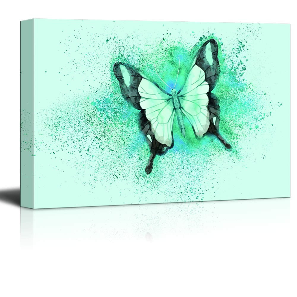 wall26 Canvas Wall Art Gorgeous Colorful Butterfly Pictures Home Wall ...