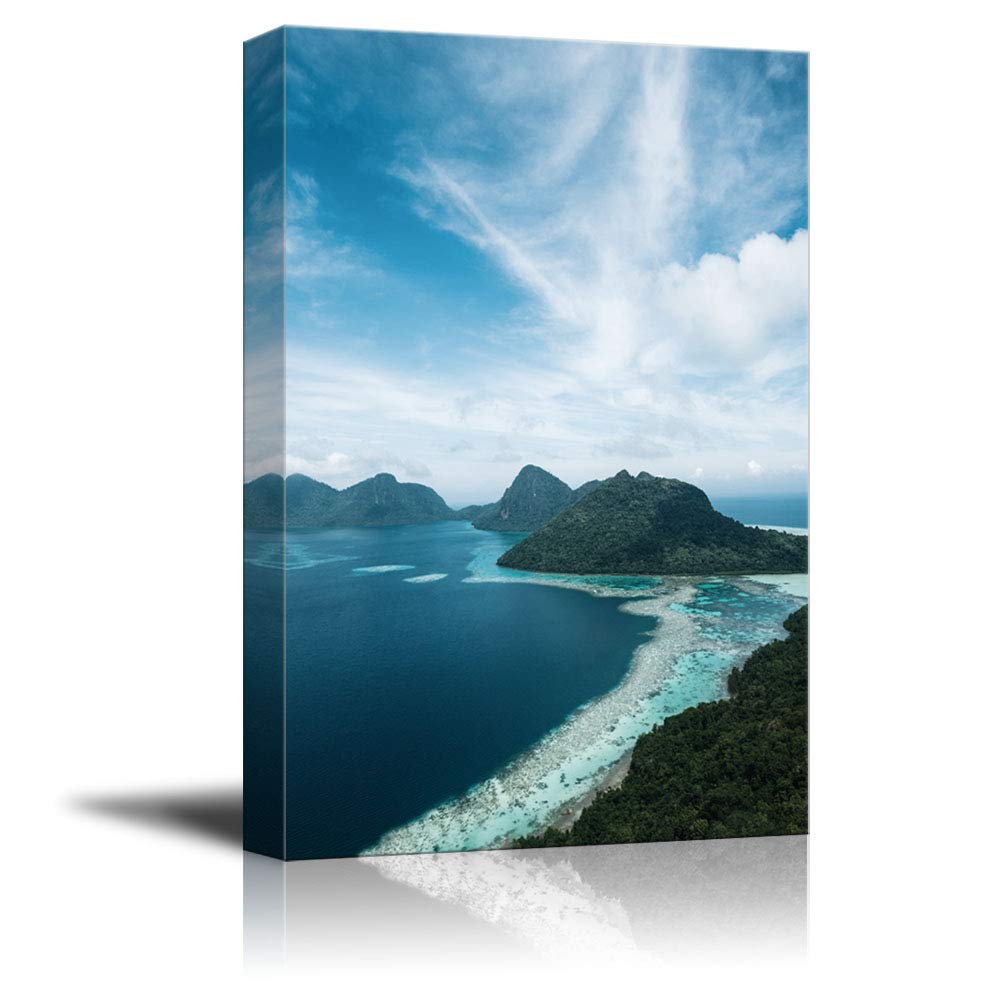 wall26 - Canvas Wall Art - Group Islands Cover The Bay - Giclee Print ...