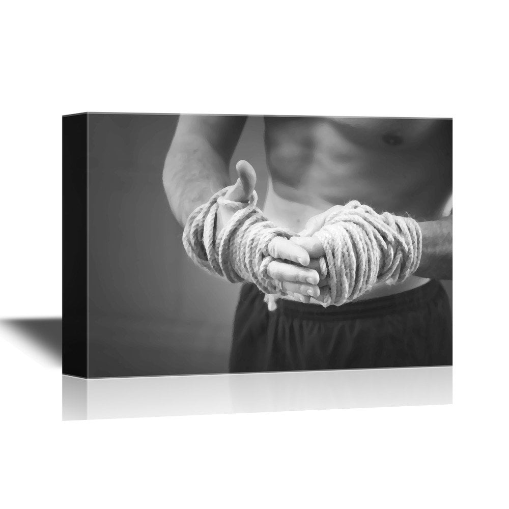 wall26 - Canvas Wall Art - Kongfu Master with Ropes on Hands - Gallery ...