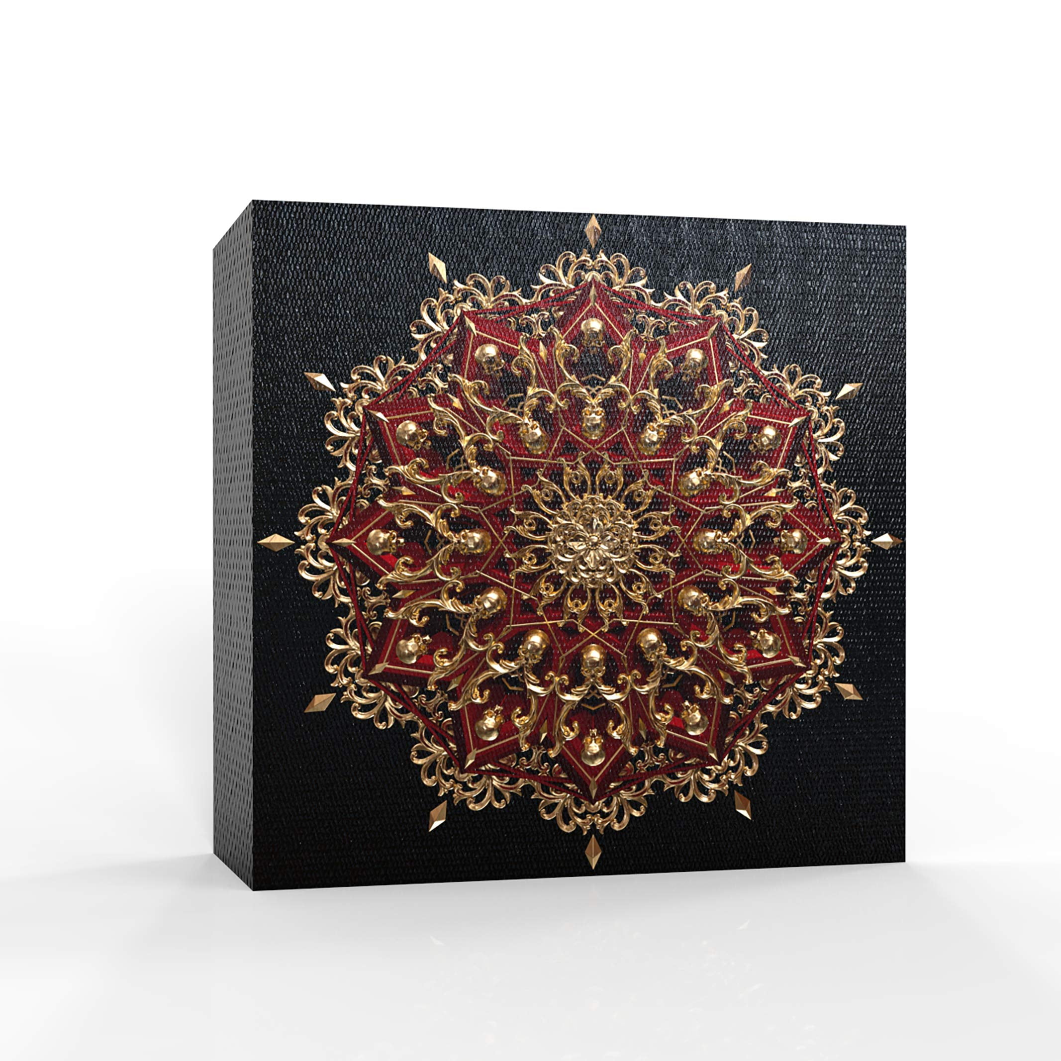 wall26 - Canvas Wall Art - Luxury Rococo Art for Living Room - Modern ...