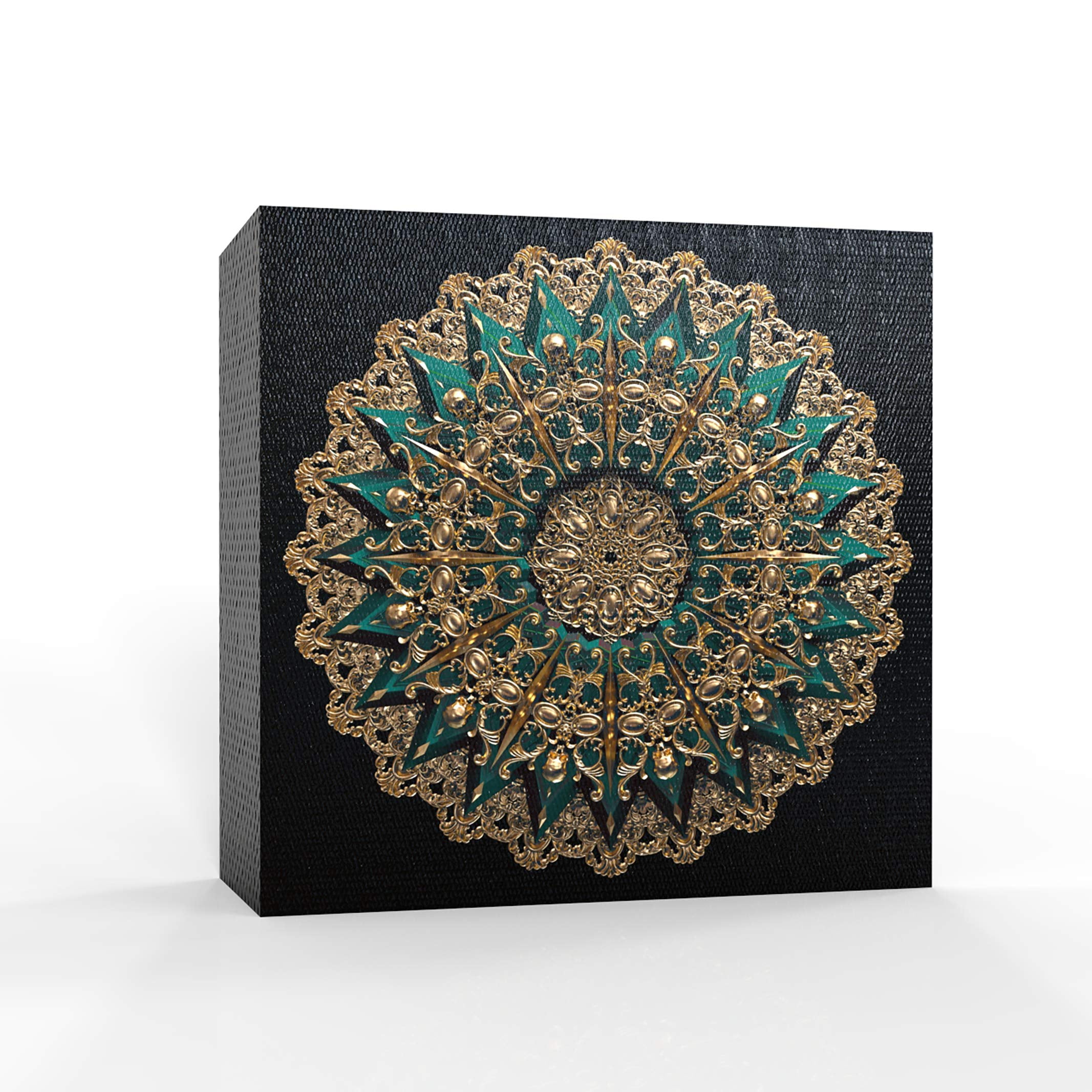 wall26 - Canvas Wall Art - Luxury Rococo Art for Living Room - Modern ...