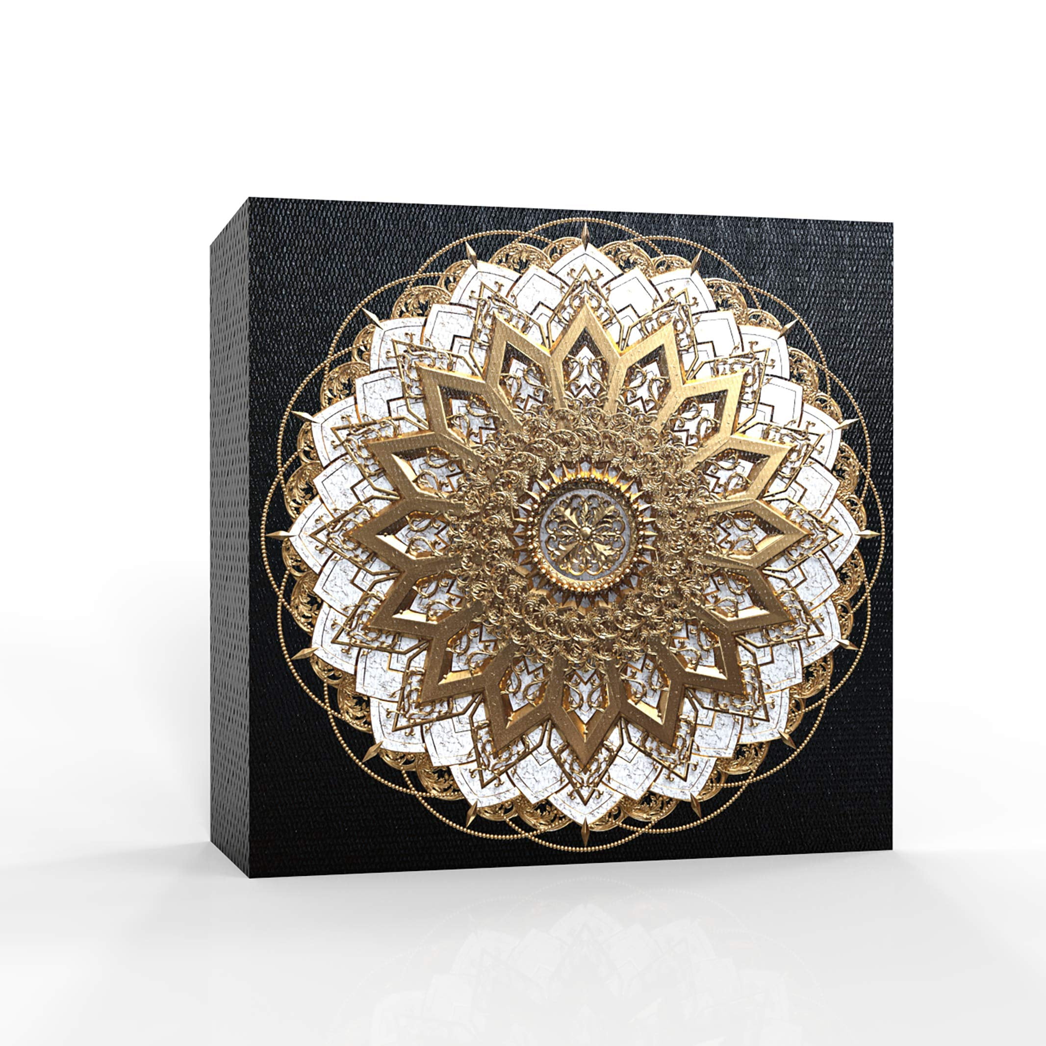 wall26 - Canvas Wall Art - Luxury Rococo Art for Living Room - Modern ...