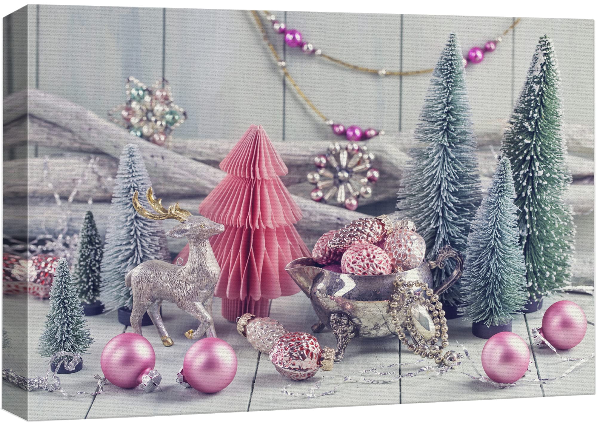 wall26 Canvas Wall Art Merry Christmas Pictures Home Wall Decorations ...
