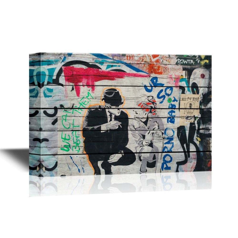 wall26 - Canvas Wall Art - Modern Graffiti - Gallery Wrap Modern Home ...
