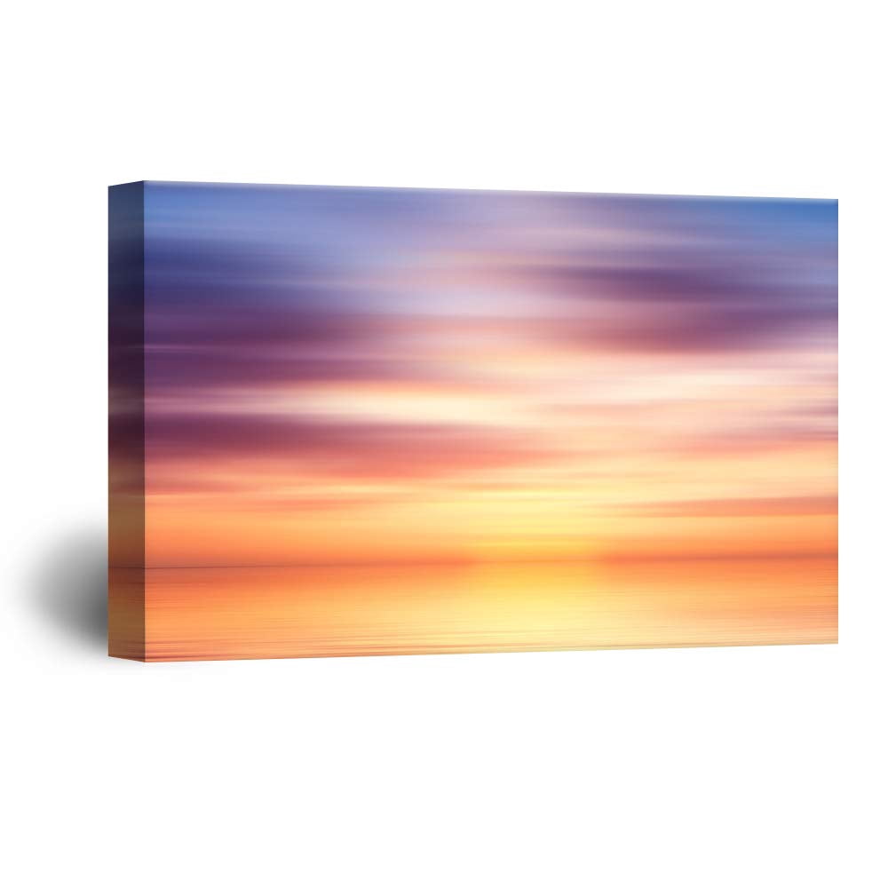 wall26 Canvas Wall Art Sunset Print Gallery Wrap Modern Home Decoration ...
