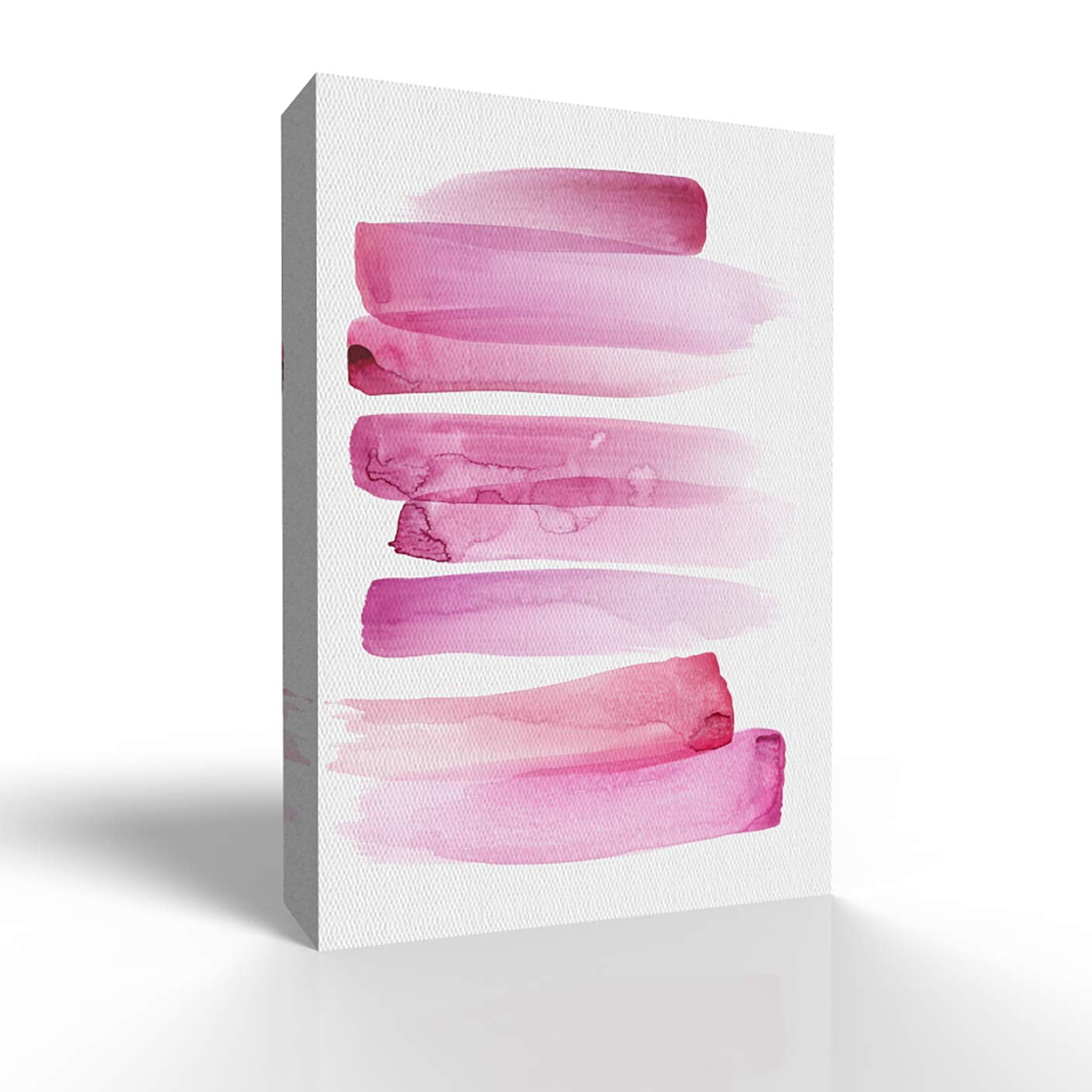 wall26 - Canvas Wall Art - Watercolor Abstract Color Block Line Draw ...