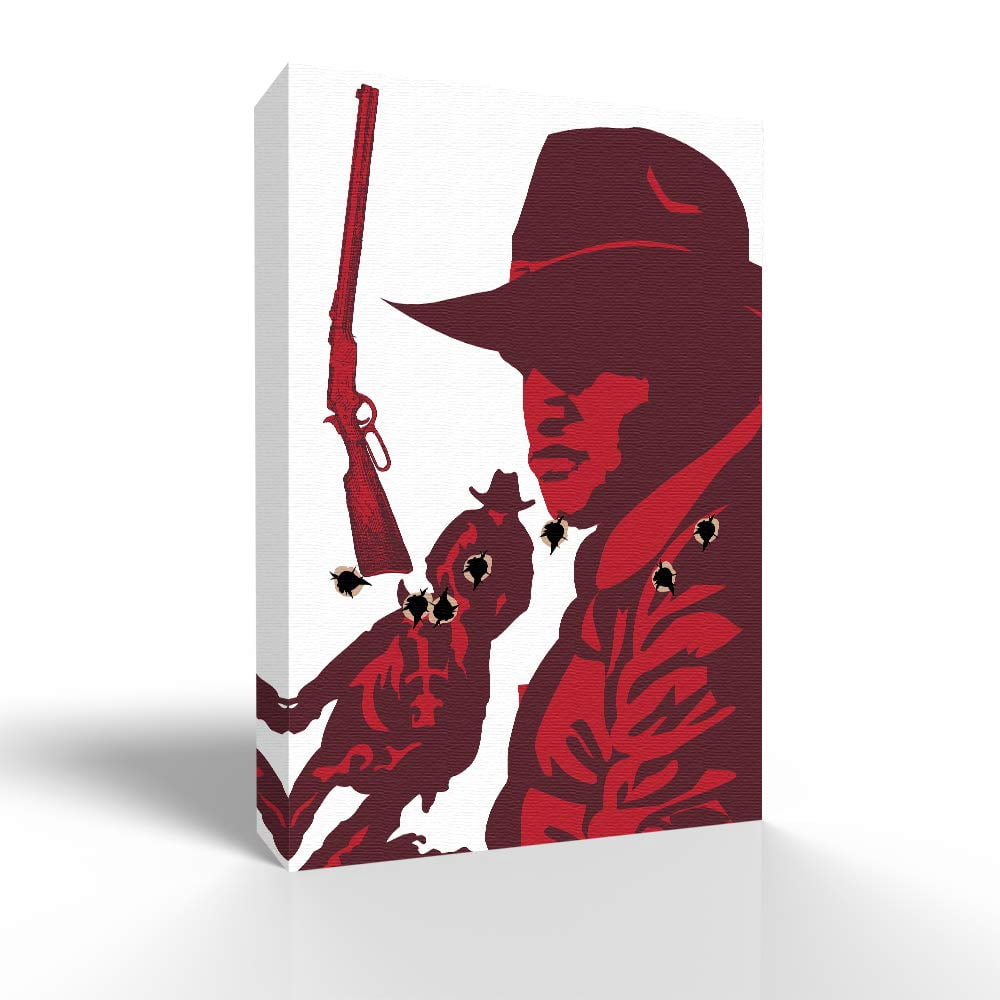 wall26 Canvas Wall Art West Cowboy Pictures Home Wall Decorations for ...
