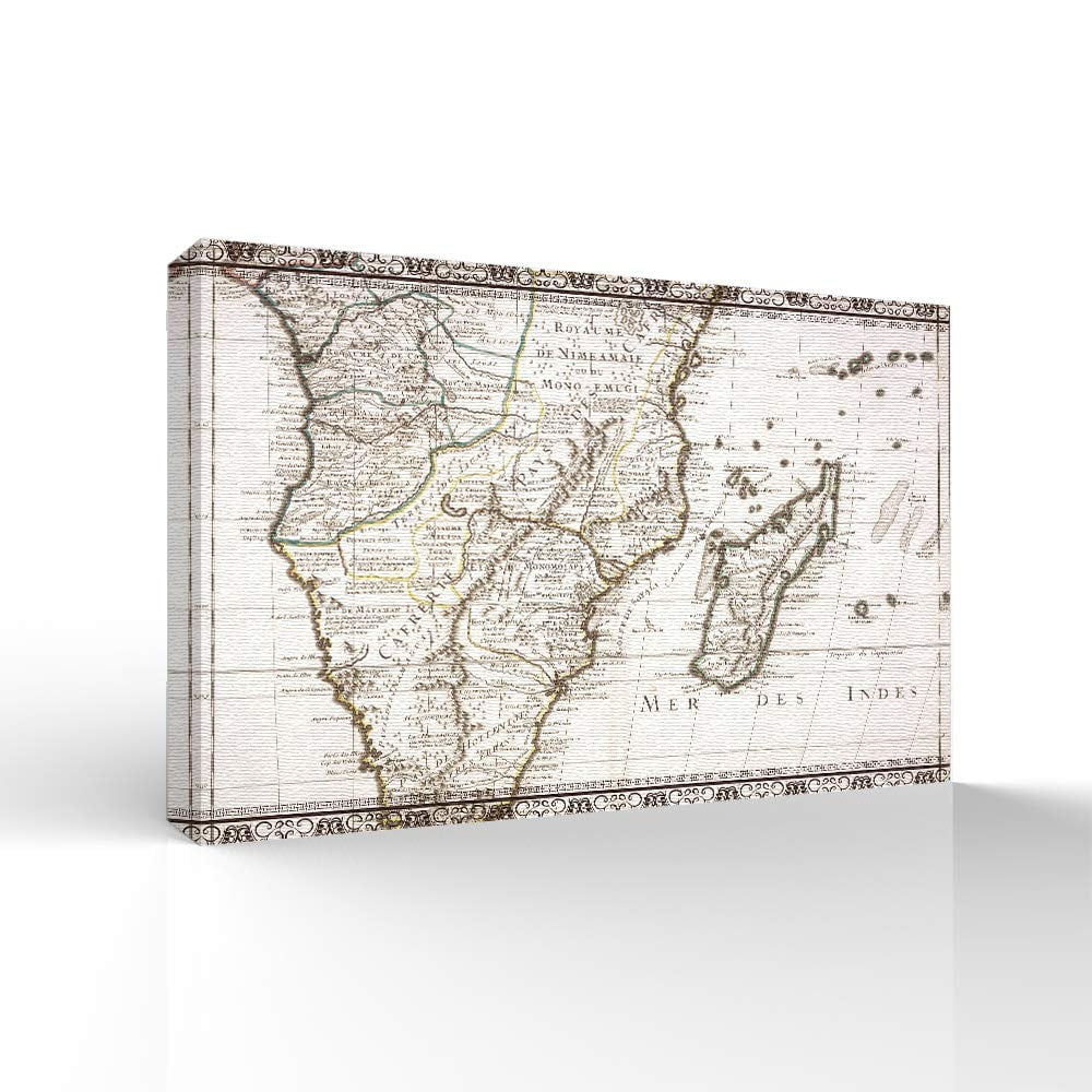 wall26 Canvas Wall Art World Maps Pictures Home Wall Decorations for ...