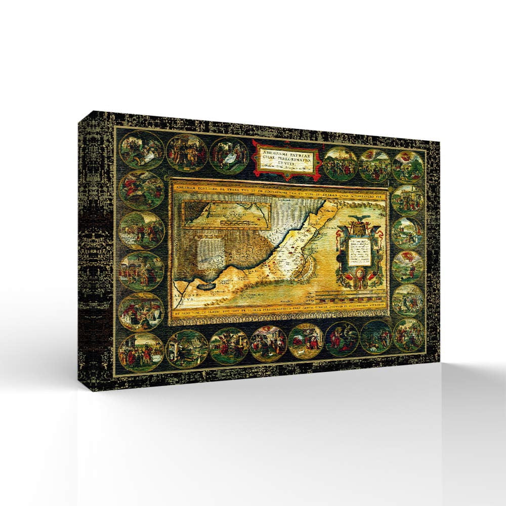 wall26 Canvas Wall Art World Maps Pictures Home Wall Decorations for ...