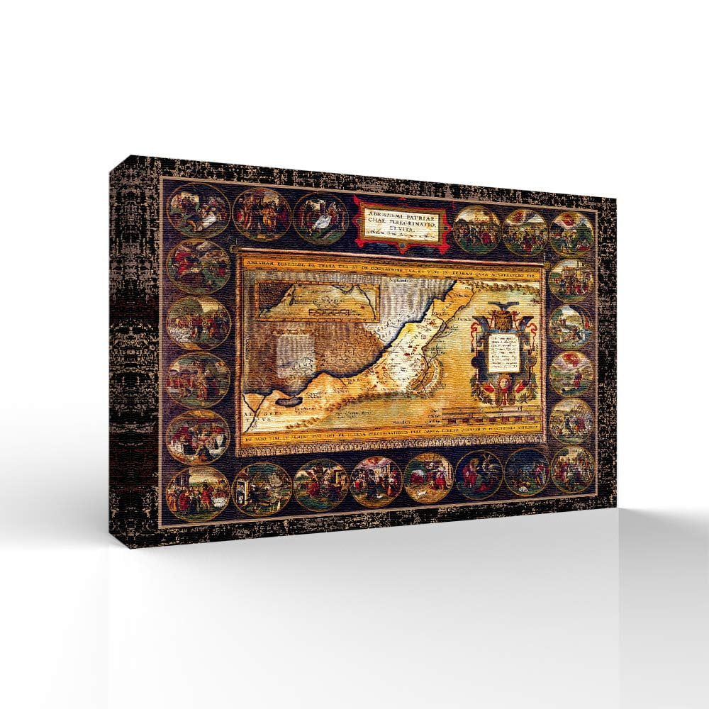 wall26 Canvas Wall Art World Maps Pictures Home Wall Decorations for ...