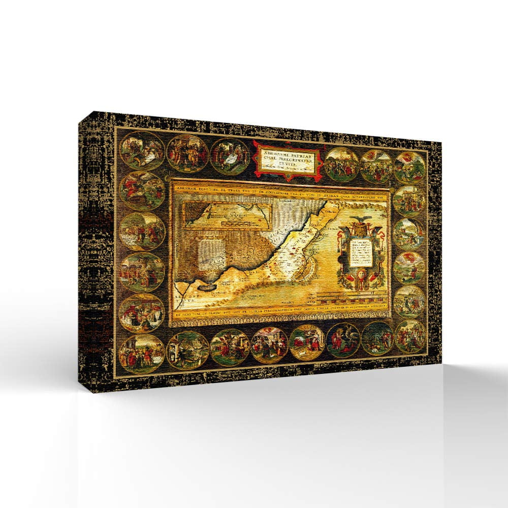 wall26 Canvas Wall Art World Maps Pictures Home Wall Decorations for ...