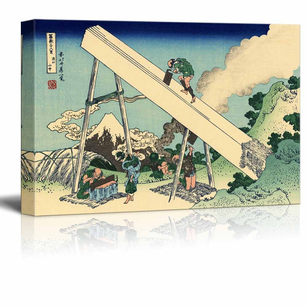 wall26 Canvas Wll Art - Mount Fuji from The Mountains of Totomi by ...