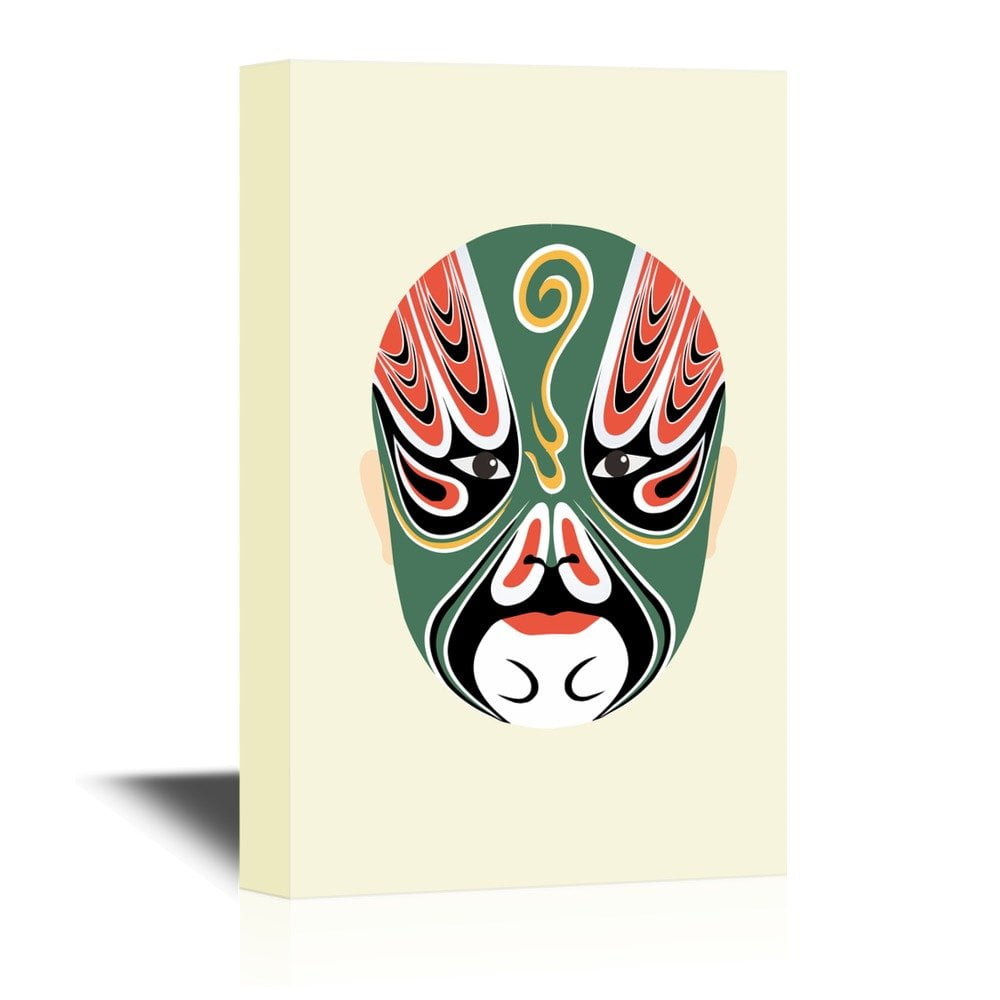 wall26 - Chinese Culture Canvas Wall Art - Peking Opera Mask - Gallery ...