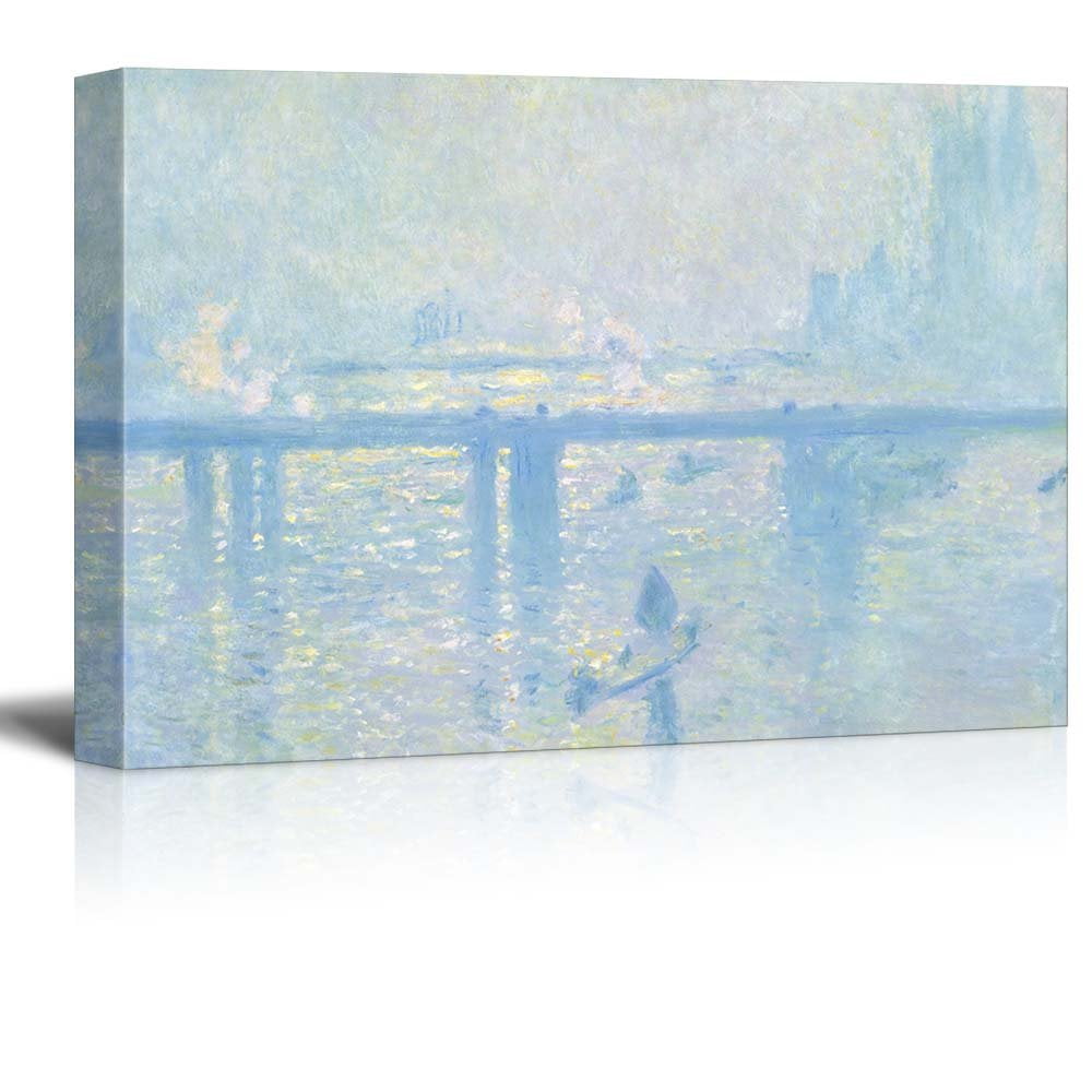 wall26 Claude Monet - Charing Cross Bridge - Impressionist Modern Art ...
