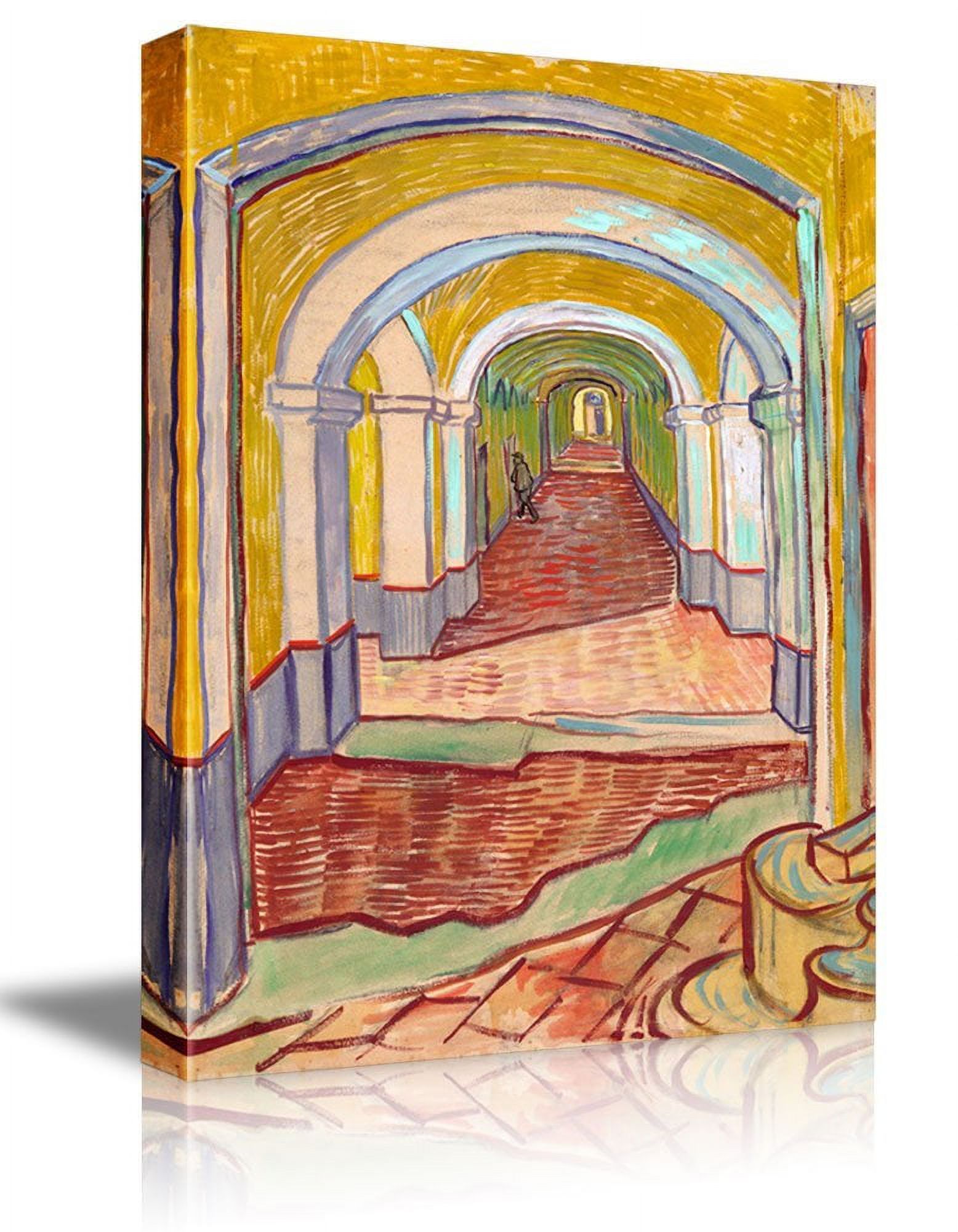 wall26 Corridor in The Asylum by Vincent Van Gogh - Oil Painting ...