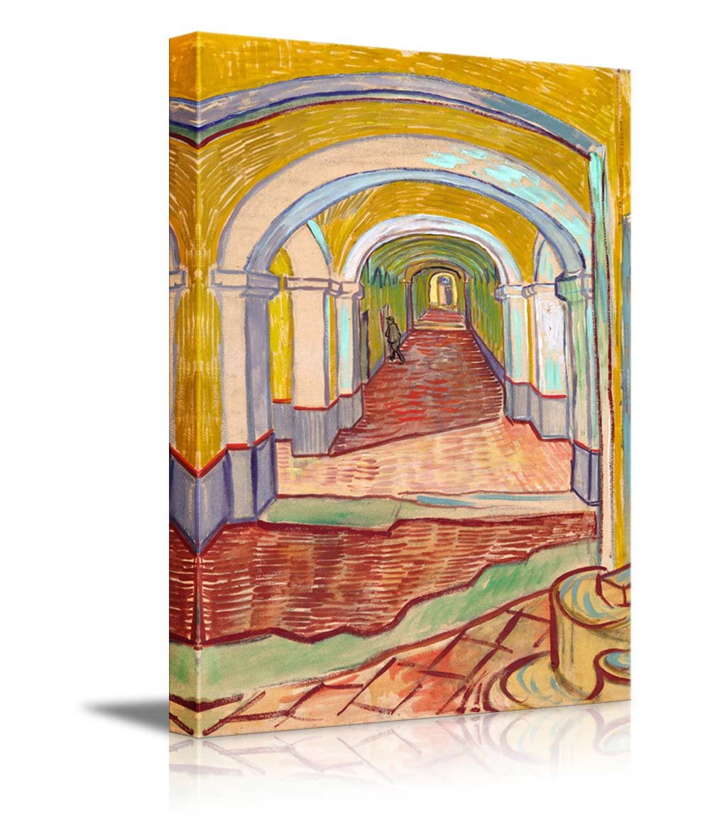 wall26 Corridor in the Asylum by Vincent Van Gogh - Oil Painting ...