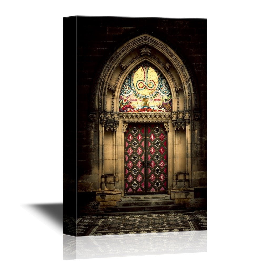 wall26 - Doors Canvas Wall Art - Entrance Door of St. Peter and Paul ...