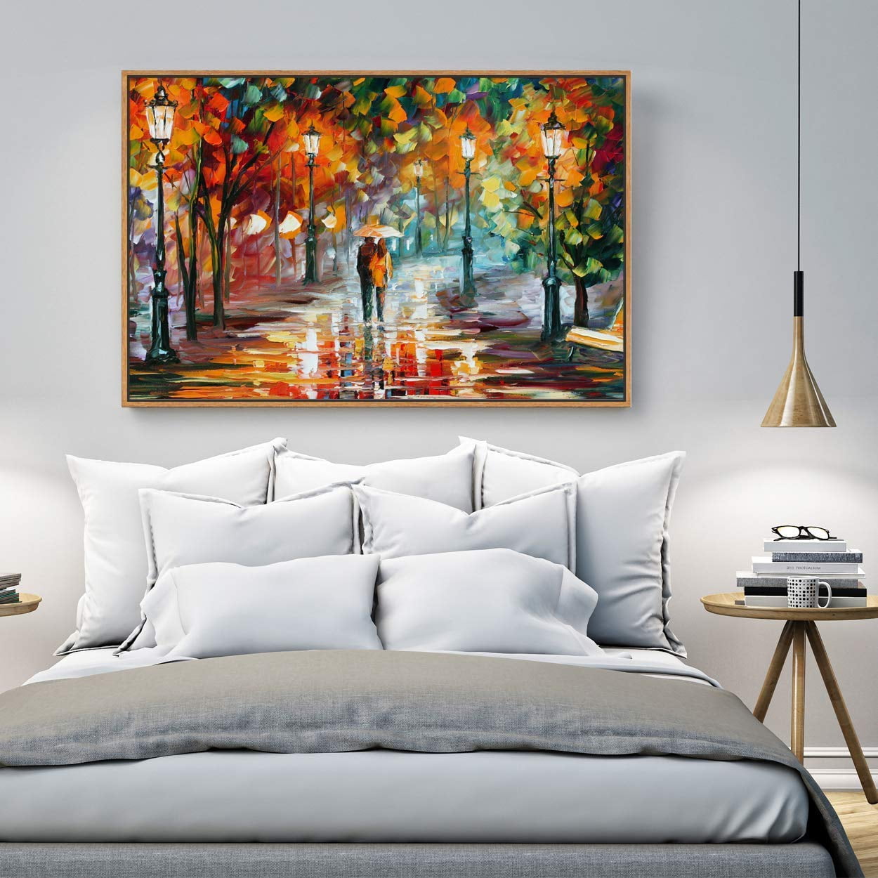 wall26 Floating Framed Canvas Wall Art for Living Room, Bedroom Scenery ...