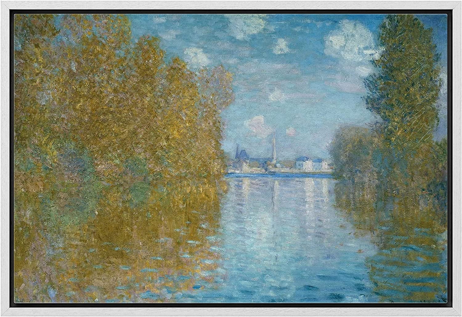 wall26 Framed Canvas Print Wall Art Autumn Effect at Argenteuil Claude ...