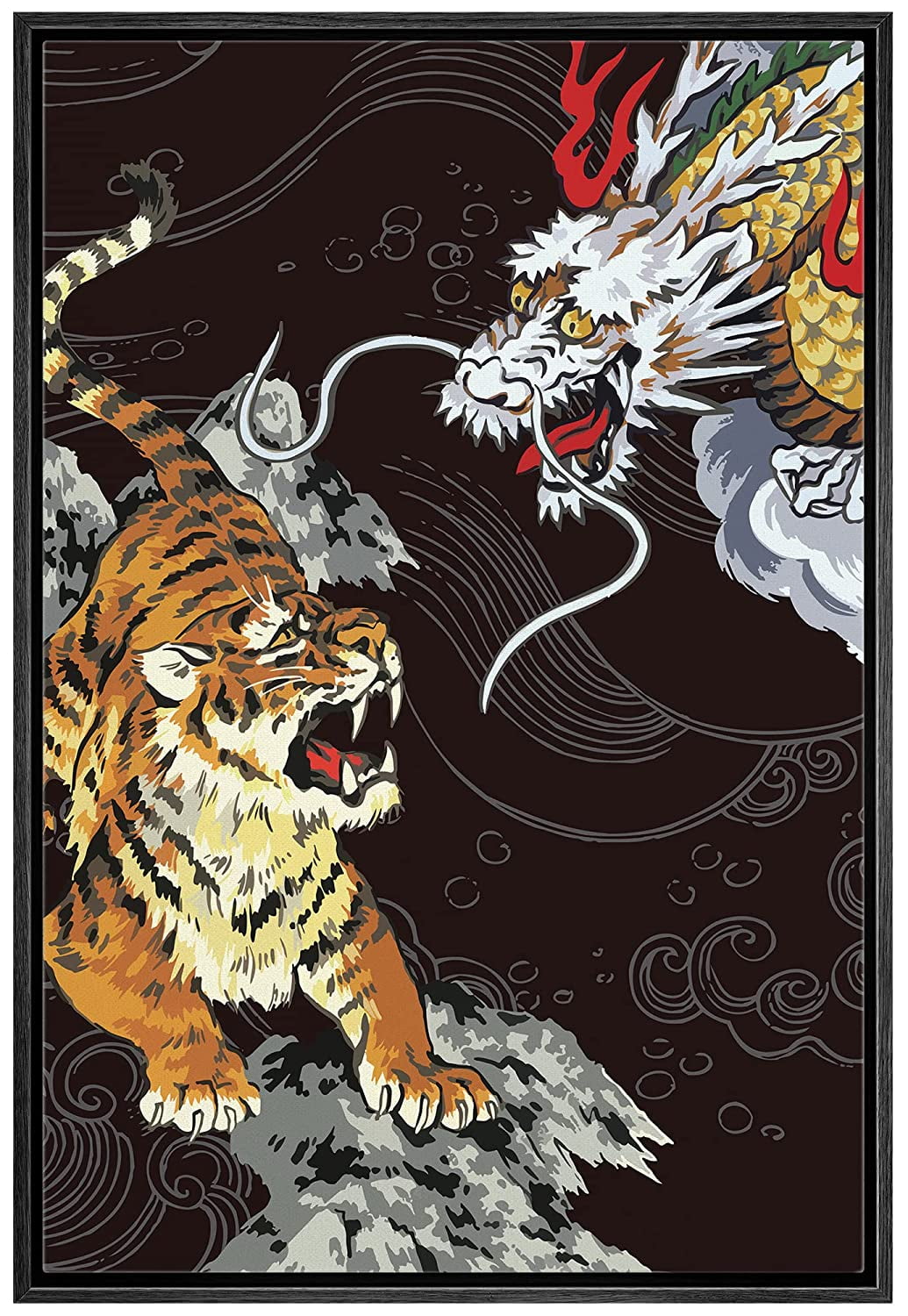 Japanese Traditional Tiger Art Toshi Yoshida, Tiger