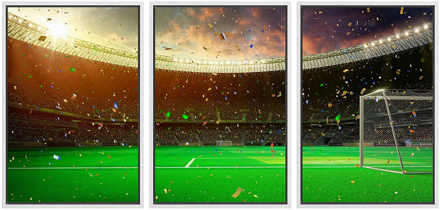 wall26 Framed Canvas Print Wall Art Set Celebration of Championship Win ...