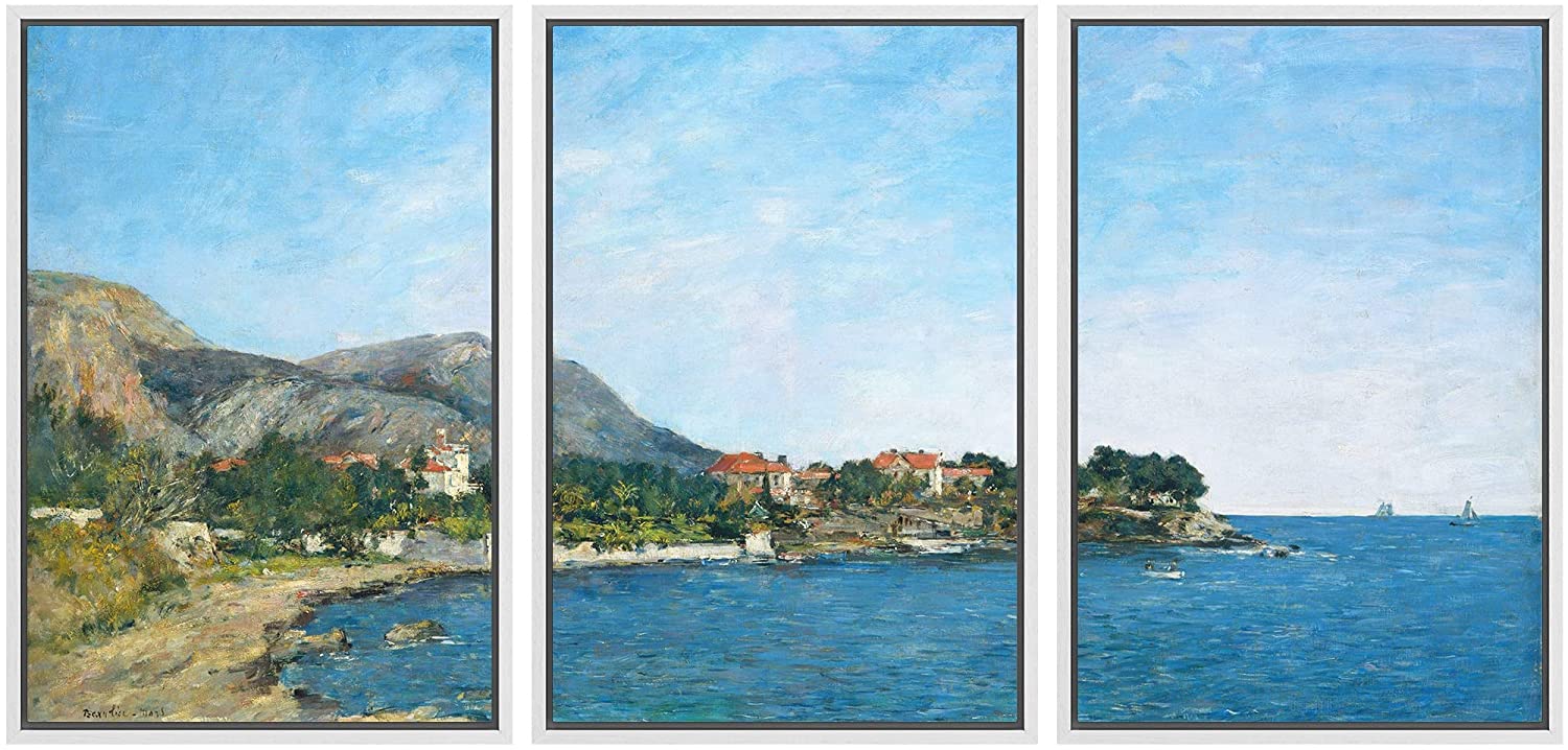 wall26 Framed Canvas Print Wall Art Set The Bay of Fourmis by Eugene ...