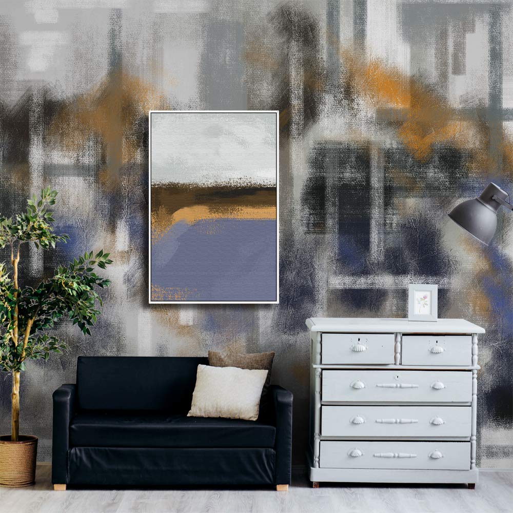 wall26 Framed Canvas Wall Art for Living Room, Bedroom Abstract Colors ...