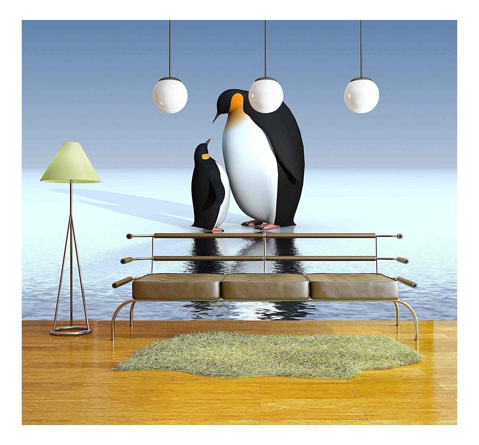 wall26 - Fun Penguins - Removable Wall Mural | Self-Adhesive Large ...