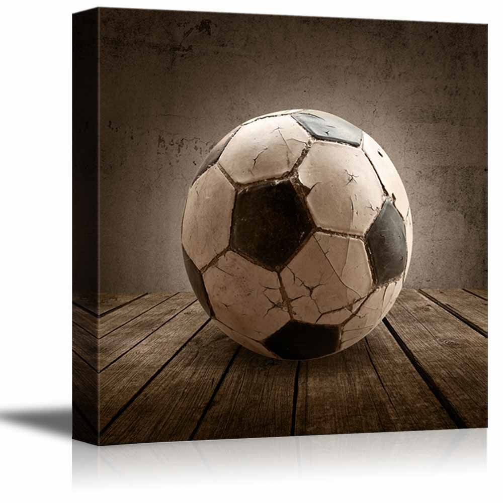 wall26 - Goal! Soccer Rustic Square Sport Panel - Futbol - Celebrating ...