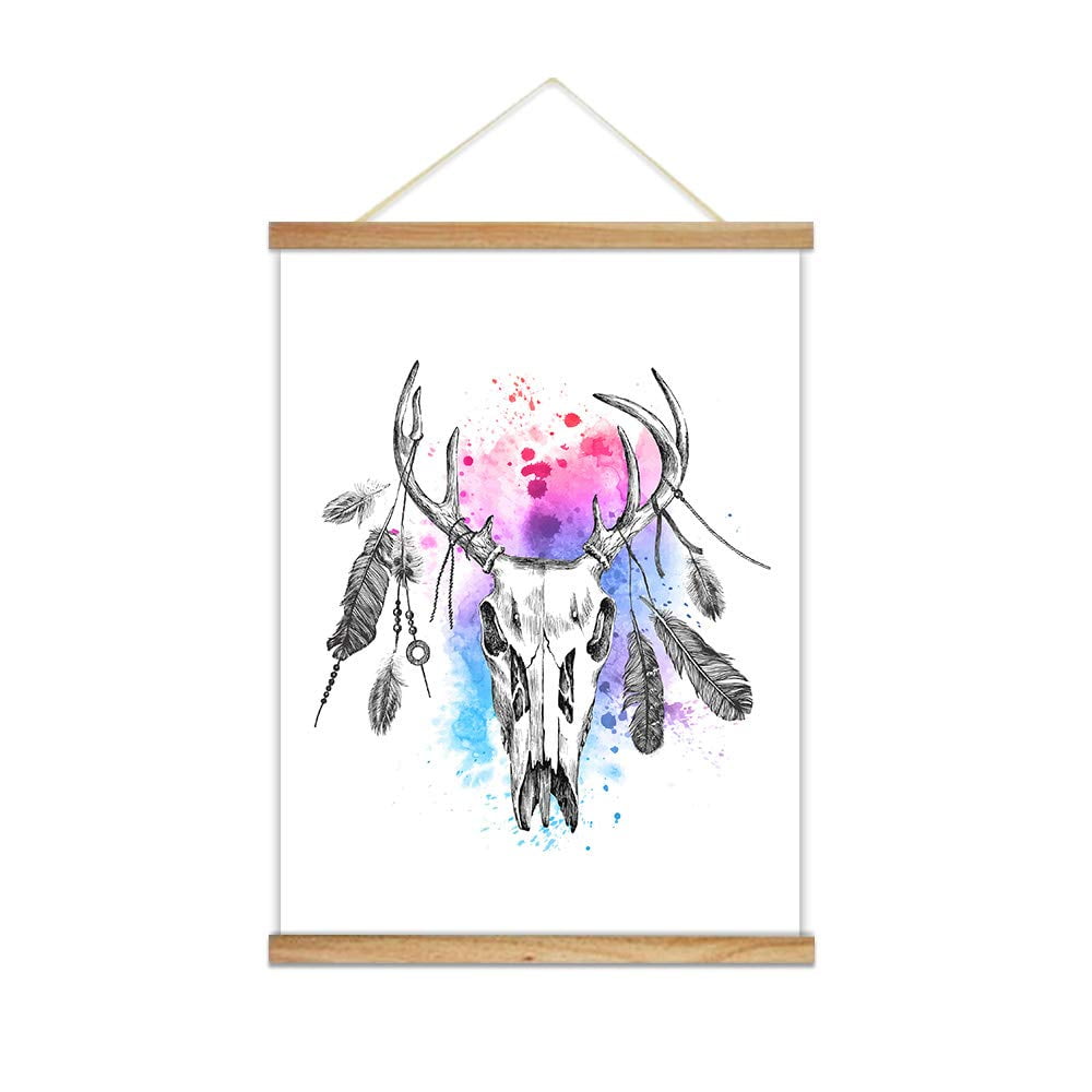 wall26 Hanging Poster Wooden Framed Dream Come True Theme Home Wall ...