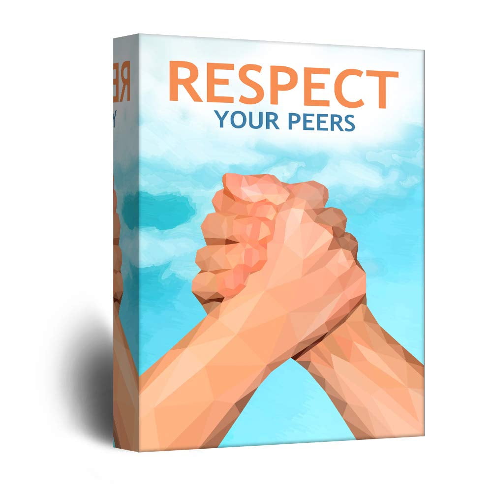 wall26 - Inspirational Quotes Canvas Wall Art - Respect Your Peers ...