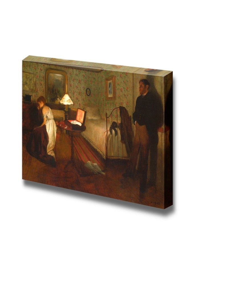 wall26 - Interior (The Rape) by Edgar Degas - Canvas Print Wall Art ...