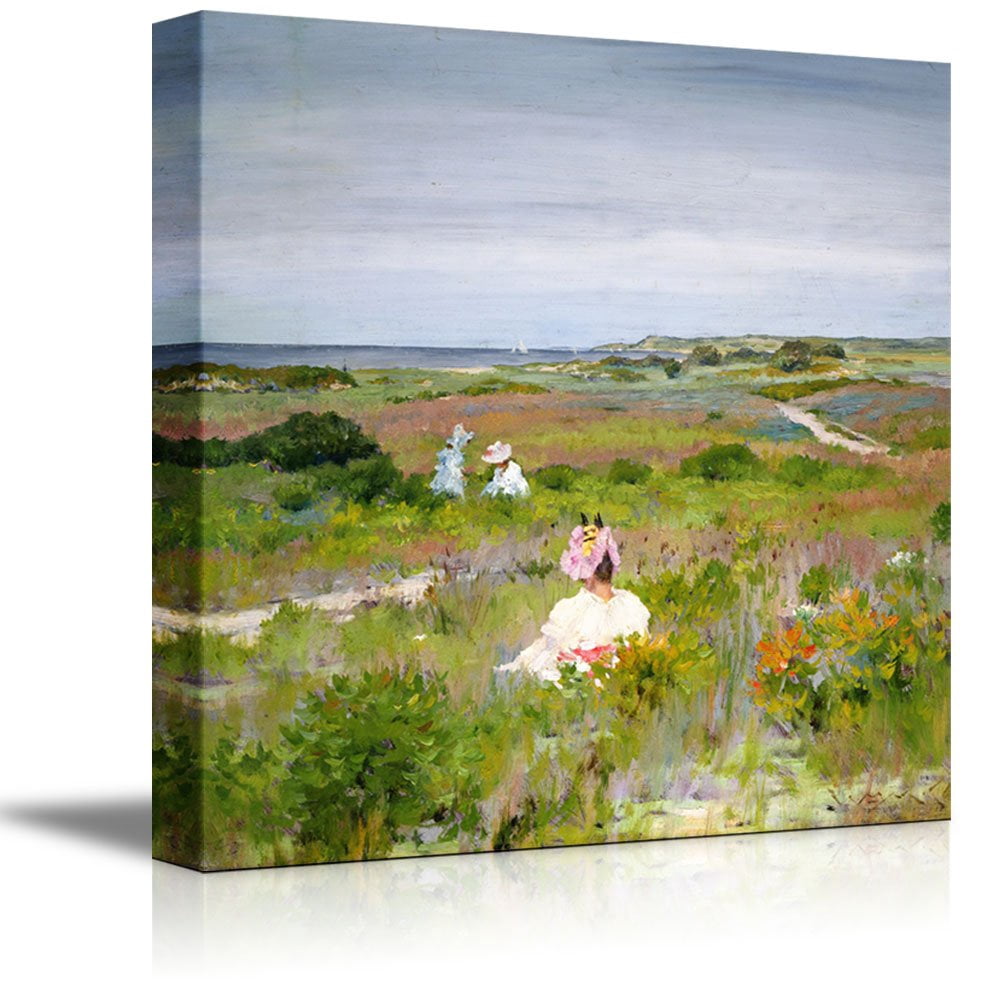 wall26 - Landscape: Shinnecock, Long Island by William Merritt Chase ...
